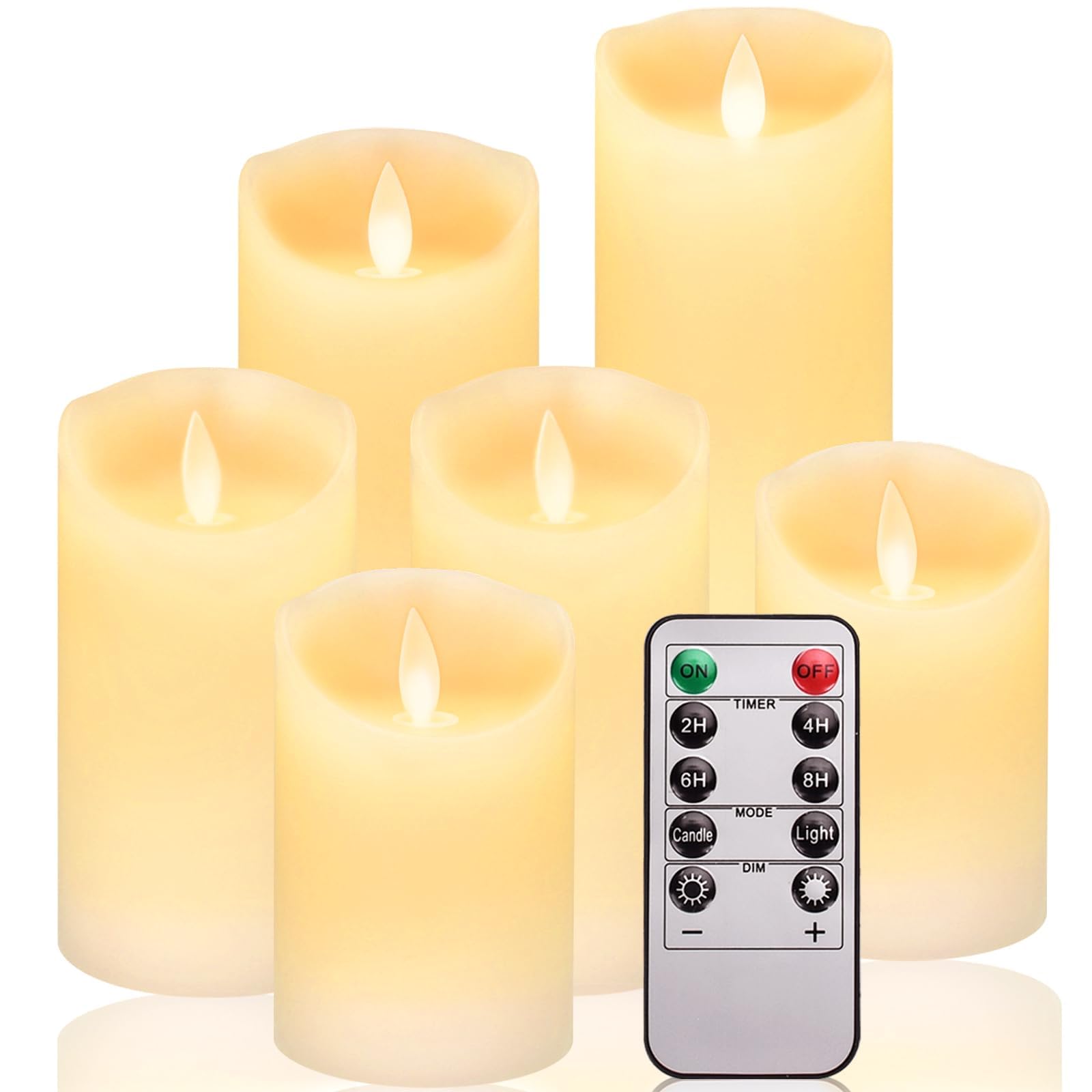 velas led efecto llama con pilas recargables – Decoracion