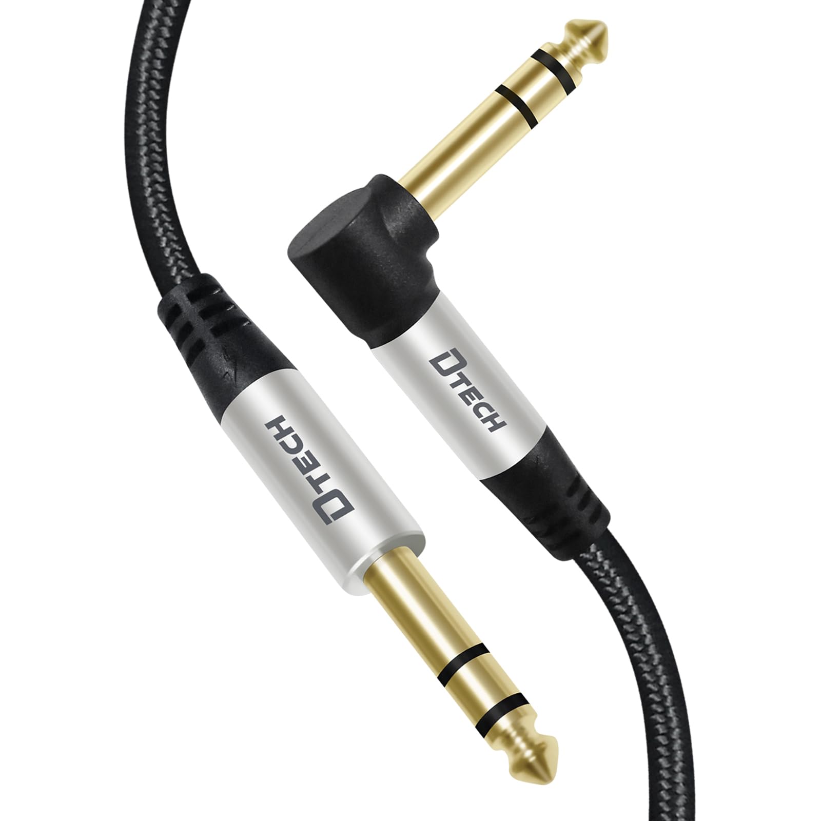 Snapklik.com : 3ft Electric Guitar Cable TRS 1/4 Instrument Cord Aux ...