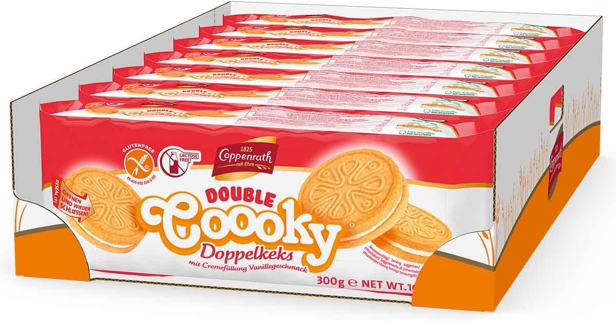 Coppenrath Double Coooky Vanille glutenfrei & laktosefrei (1 x 300 g ...
