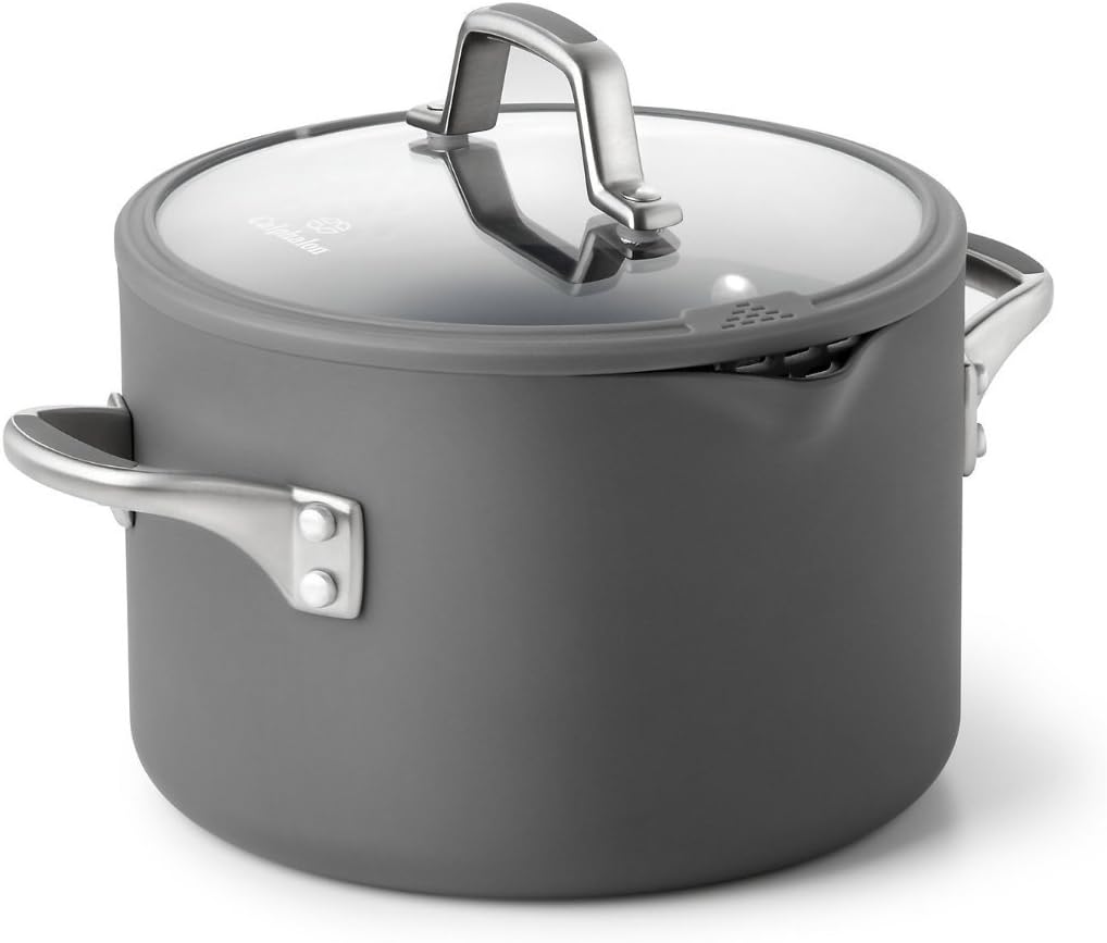 Amazon.com: Calphalon Simply Easy System Nonstick Stock Pot and Cover ...