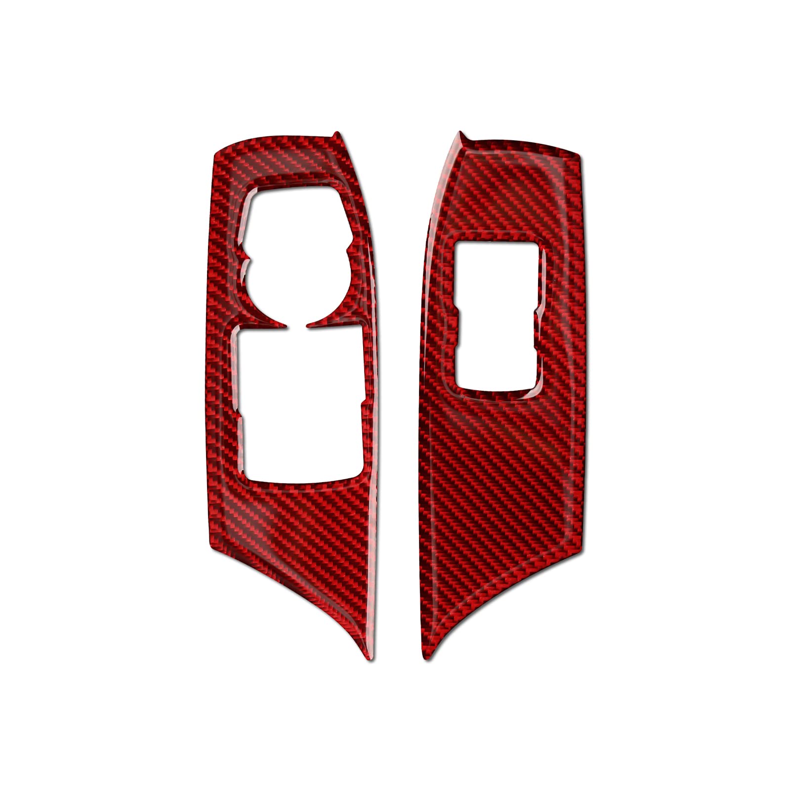 Snapklik.com : Car Window Lift Switch Panel Sticker Decal Carbon Fiber ...