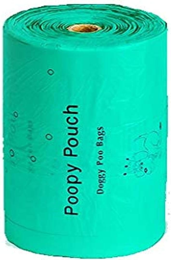 Amazon.com : Poopy Pouch Tie-Handle Pet Waste Bags, Lemon Scented, 400 ...