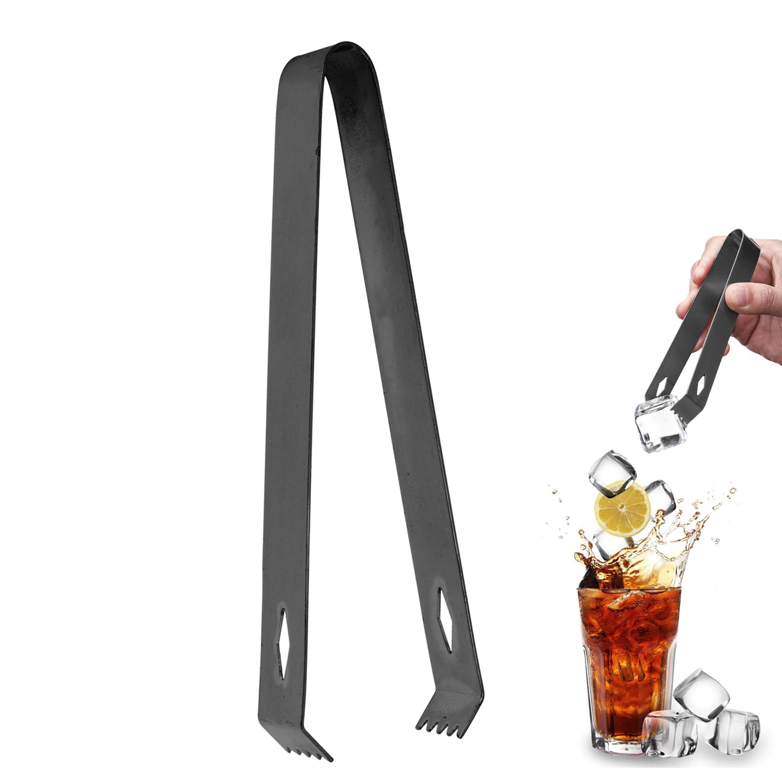 Amazon.com: Ice Tongs, Stainless Steel Ice Tongs for Cocktails, Ice ...