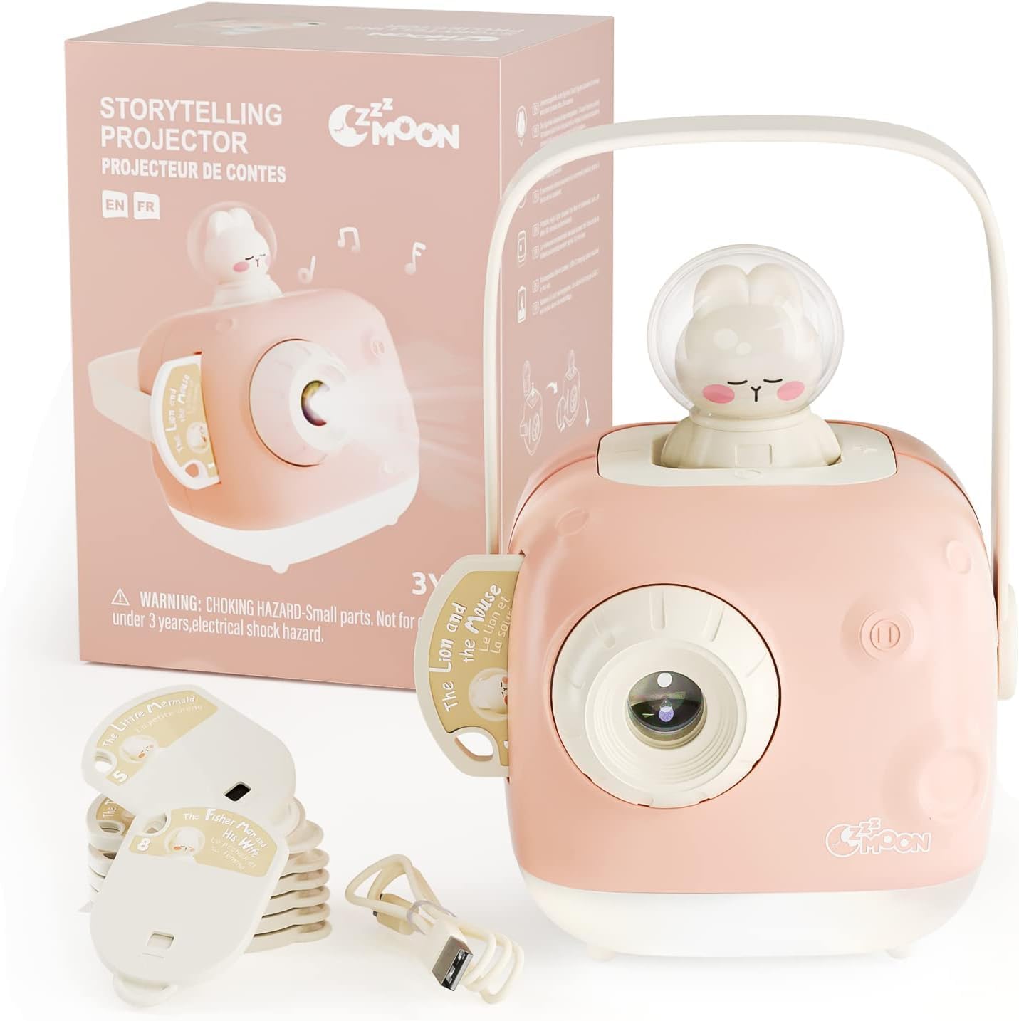 Amazon.com: ZZZMOON Story Projector for Kids, Night Light Projector ...