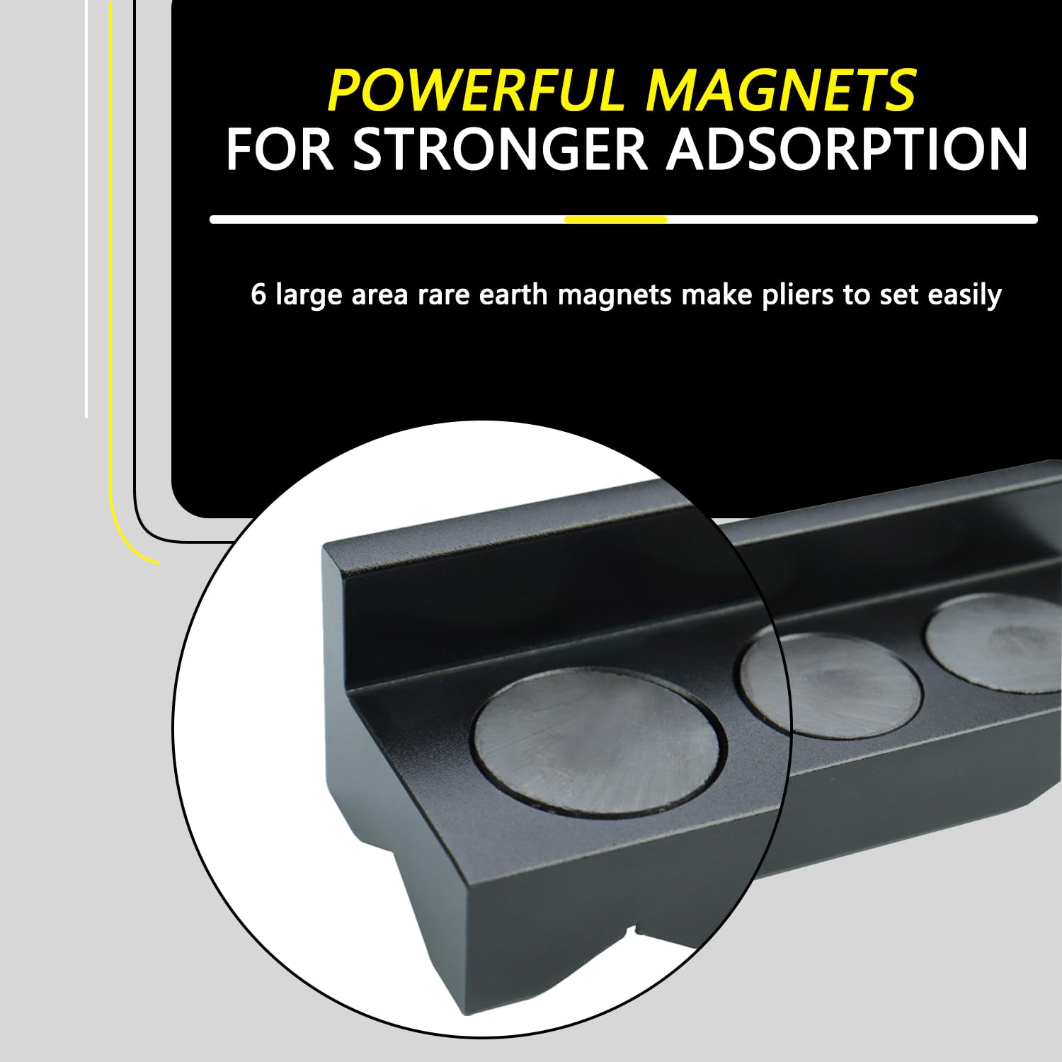 Snapklik.com : 4" Vise Jaw Pads Magnetic Aluminum Vise Jaw Caps ...