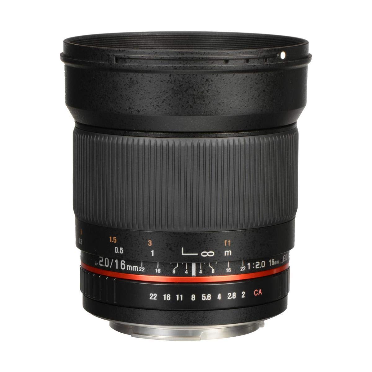 Rokinon 16M-C 16mm f/2.0 Aspherical Wide Angle Lens for Canon EF ...