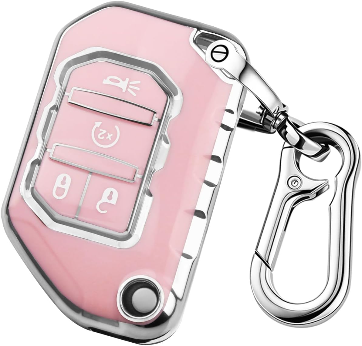 Amazon.com: QBUC for Jeep Key Fob Cover, Key Case Protector with ...