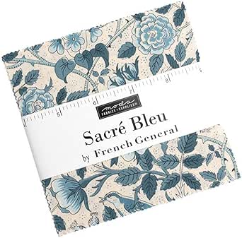 Amazon.com: Sacre Bleu Charm Pack by French General; 42 5-inch Precut ...