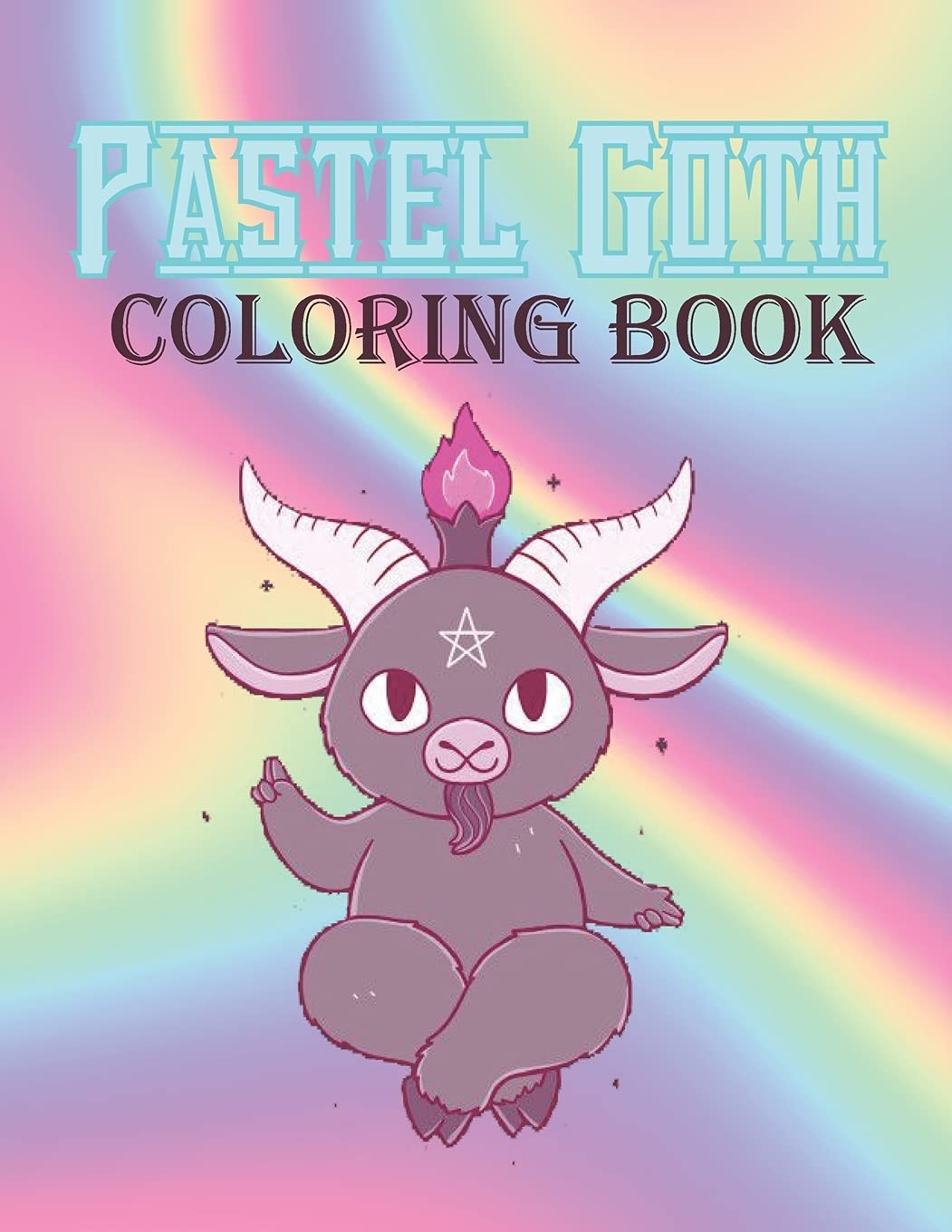 Buy Pastel Goth Coloring Book: Kawaii And Spooky Gothic Satanic ...