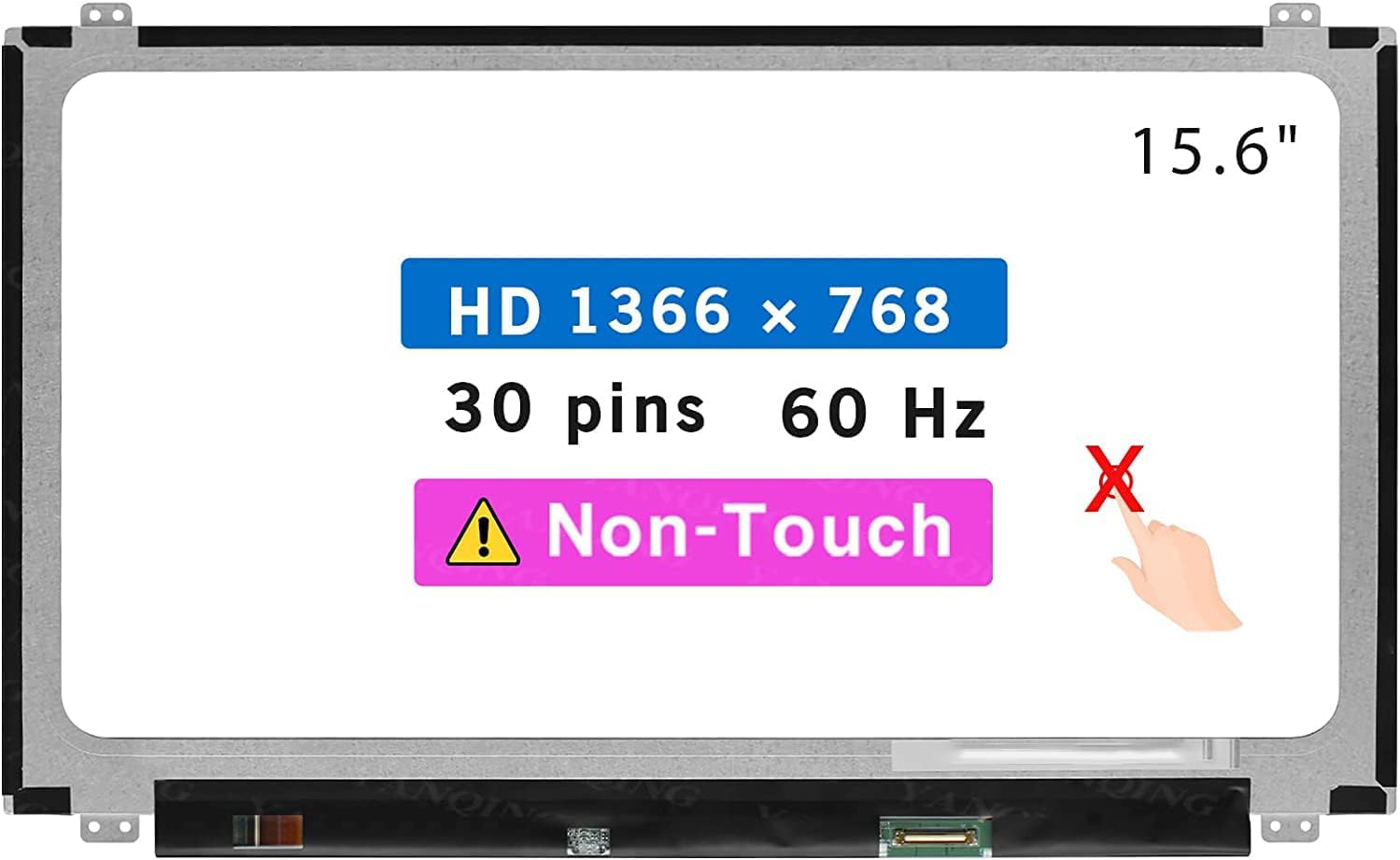 Screen Replacement for ASUS X555DA-WS11 15.6" HD 1366 * 768 30 pin LCD ...