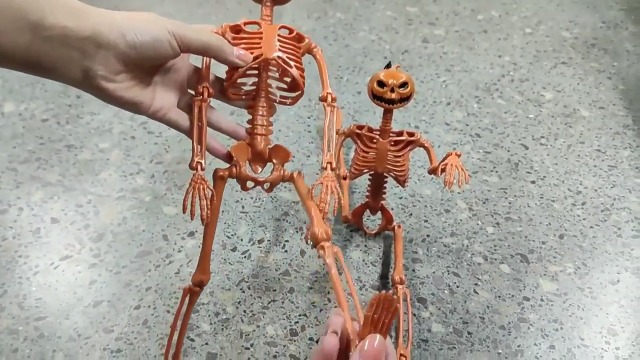 Orange Skeleton