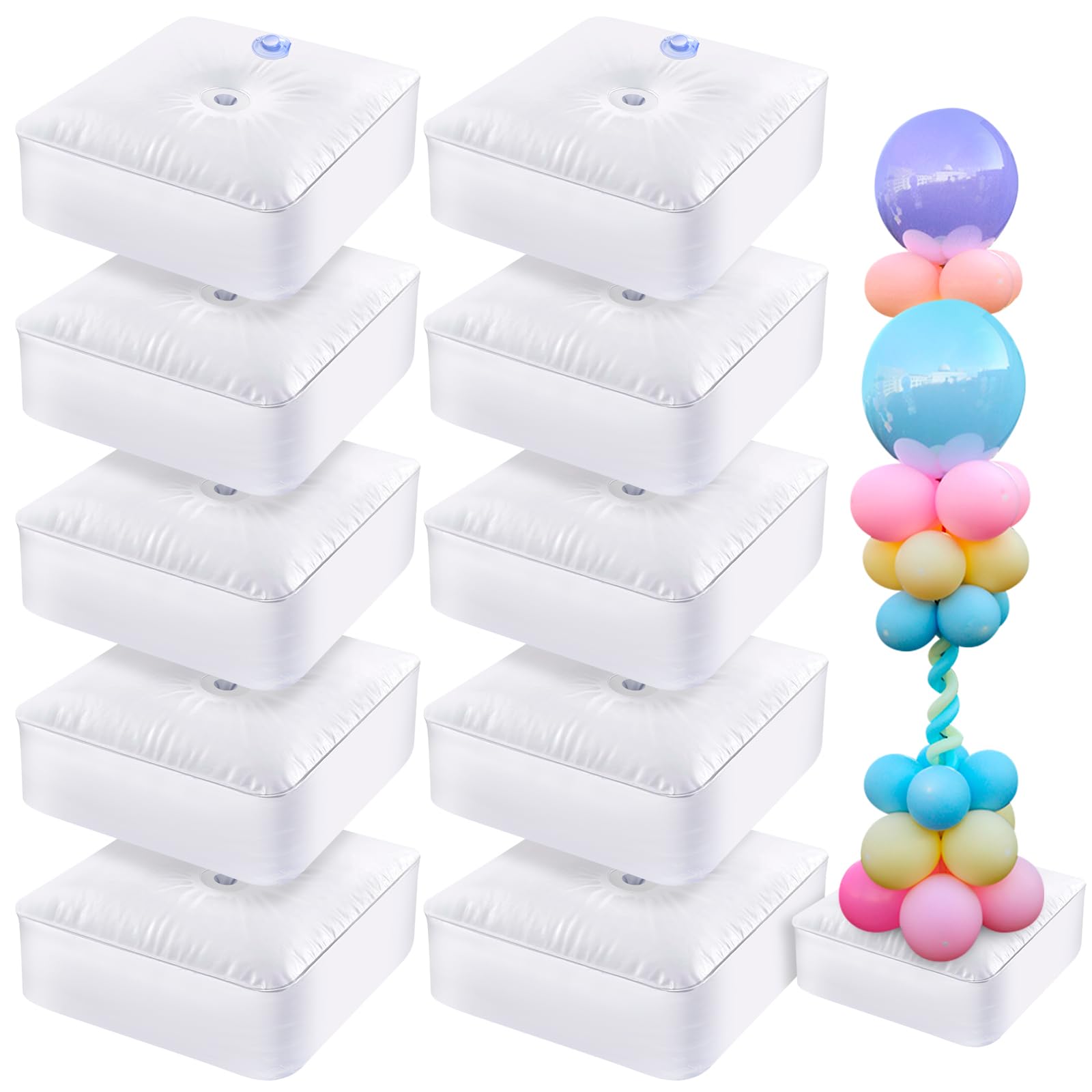 Balloon Sizer 2pcs Balloon Arch Base Balloon Column Fillable Base ...