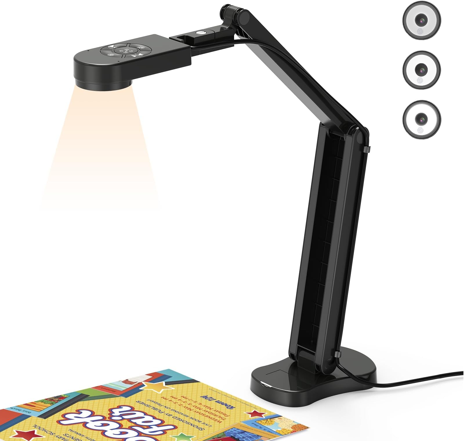 Amazon.com: PAKOTOO USB Document Camera for Teachers, Webcam/Doc Camera ...