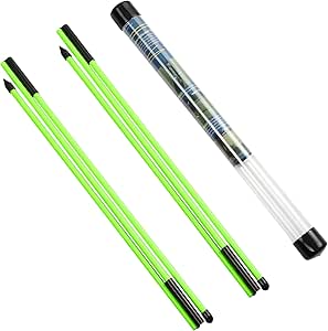 Rhino Valley Golf Alignment Sticks - 2 Pack Collapsible Golf Practice ...