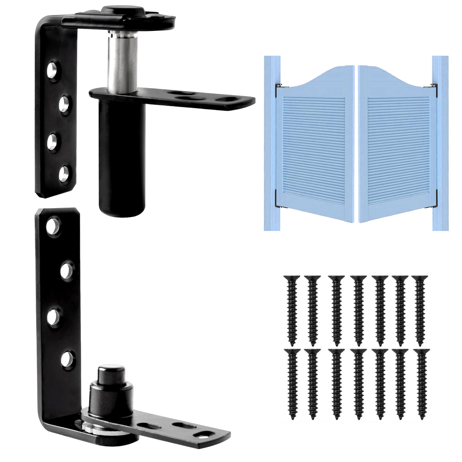 Saloon Door Hinges, Self-Return Double Swinging Door Hinge, Saloon ...