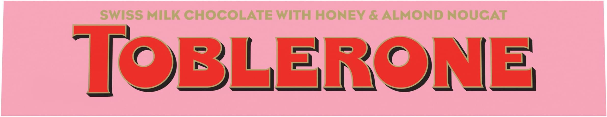 Amazon.com : Toblerone Milk Chocolate Bar with Honey and Almond Nougat ...