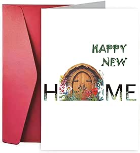 Amazon.com : LuckymyliXY Fun Housewarming Cards - Happy New Home - New Family Cards, New House ...