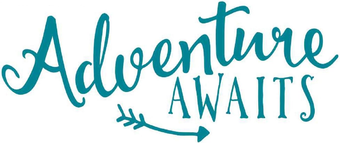 Amazon.com: Funny Adventure Awaits Outdoors Hiking Camping Mountains ...