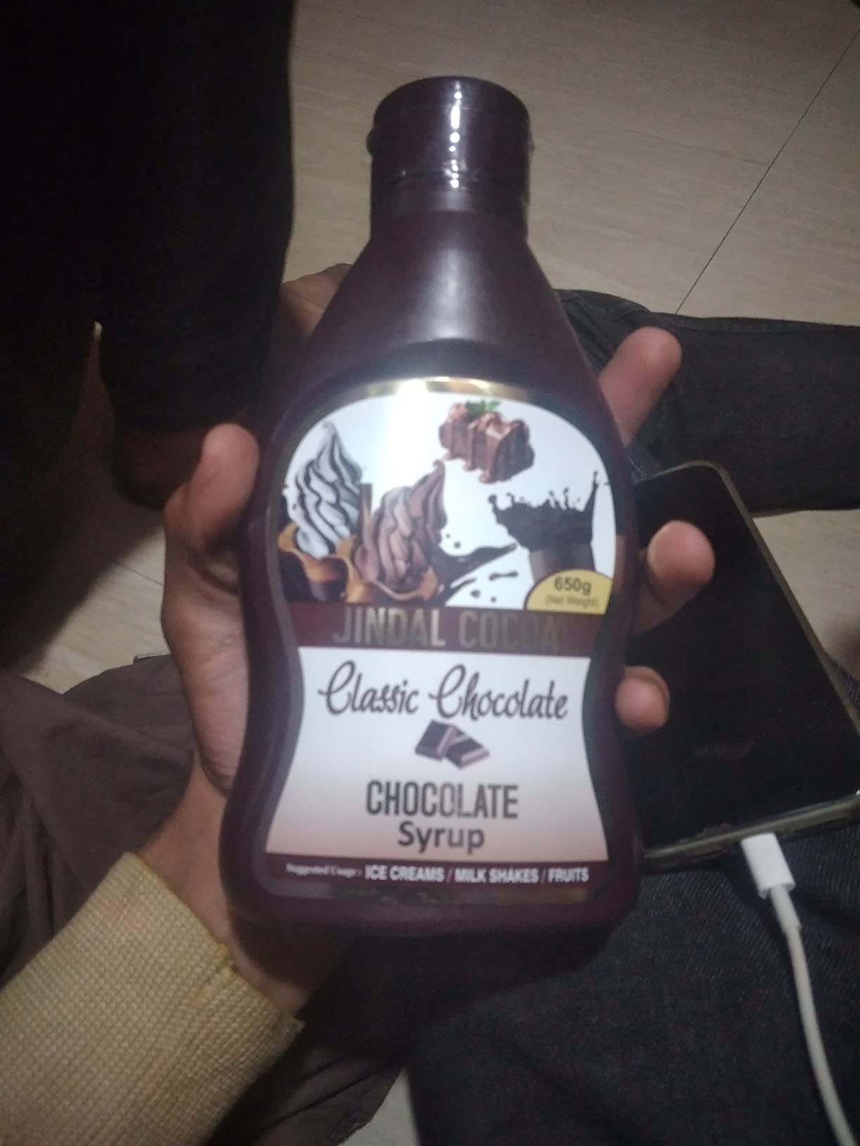 Jindal Cocoa Chocolate Syrup 650g | No Malt & Cornstarch | Thick ...