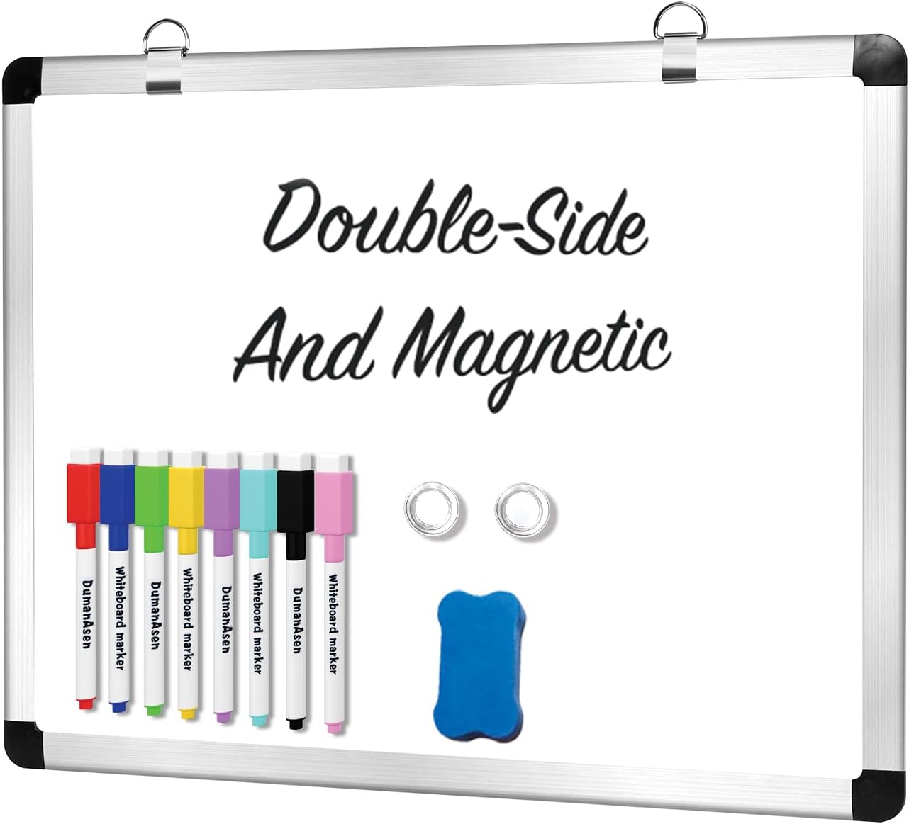 Whiteboard, DumanAsen Magnetic Dry Erase Board with Dry Erase Pens and ...
