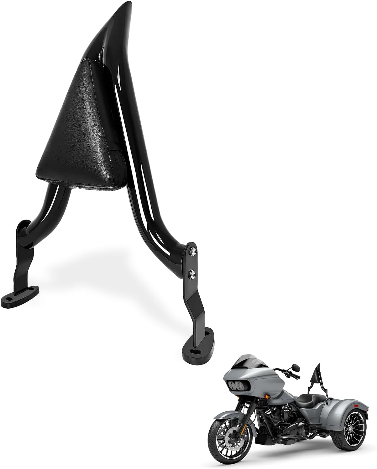 Amazon.com: Dredoggmoto 16" Black Road Glide 3 & Freewheeler Sissybar ...