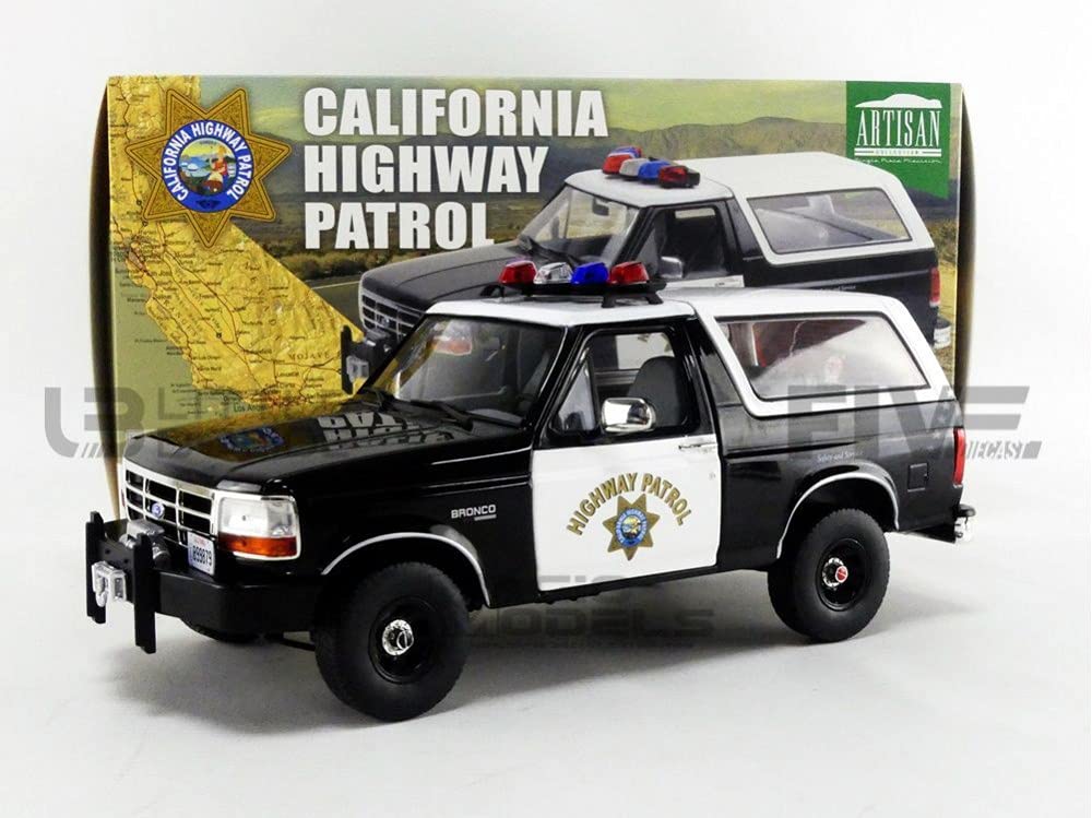 Buy 1995 Ford Bronco Car Black and White California Highway Patrol (CHP ...