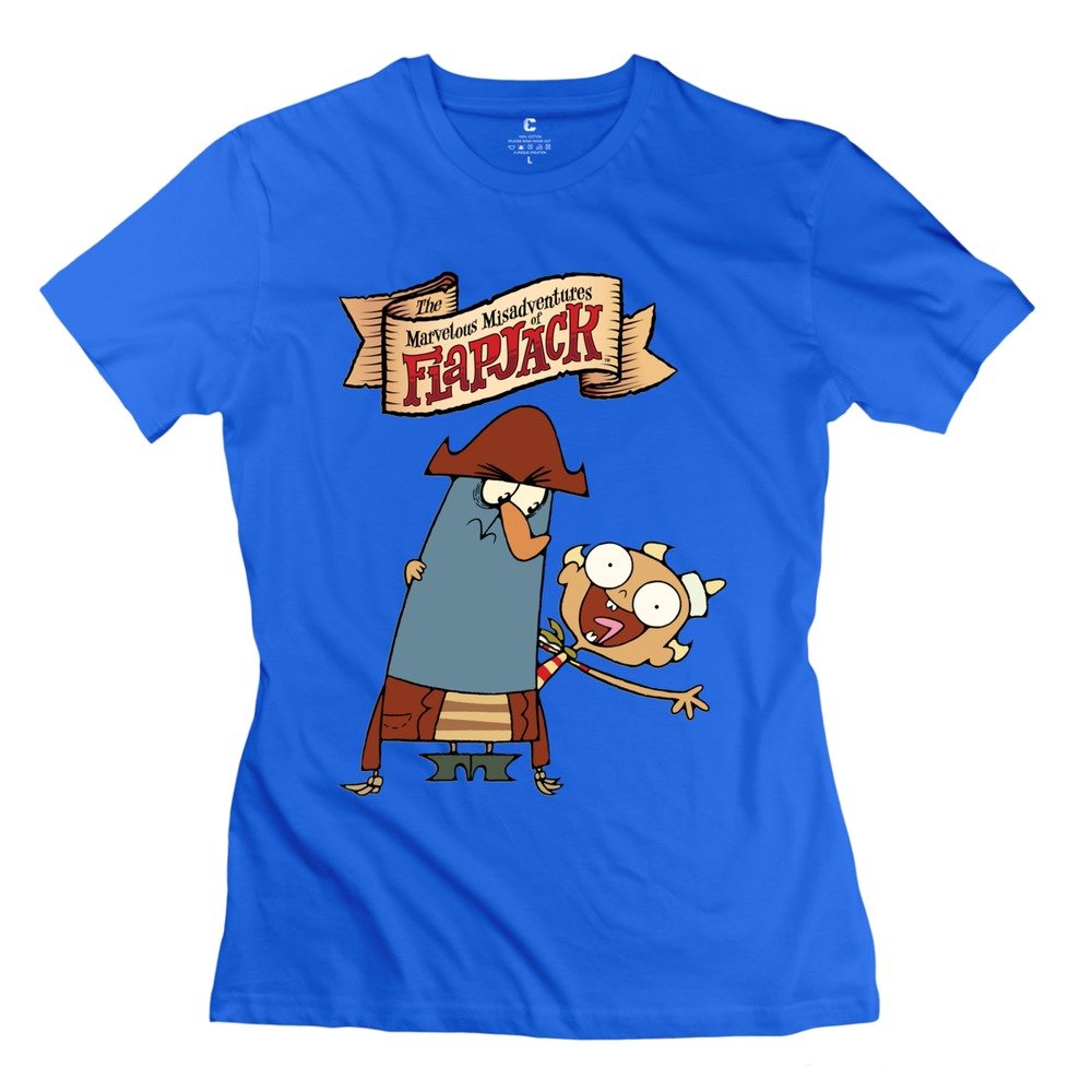 Women The Marvelous Misadventures Of Flapjack Custom Retro RoyalBlue T ...