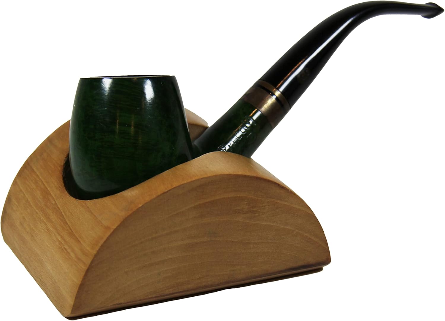 Smoking Pipe Stand / Holder / Rack in Wood . Pipe Stand for 1 Tobacco ...