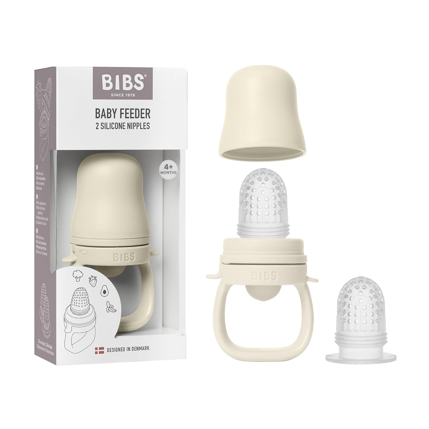 Amazon.com : BIBS Baby Feeder with 2 Silicone Nipples, Compatible with ...