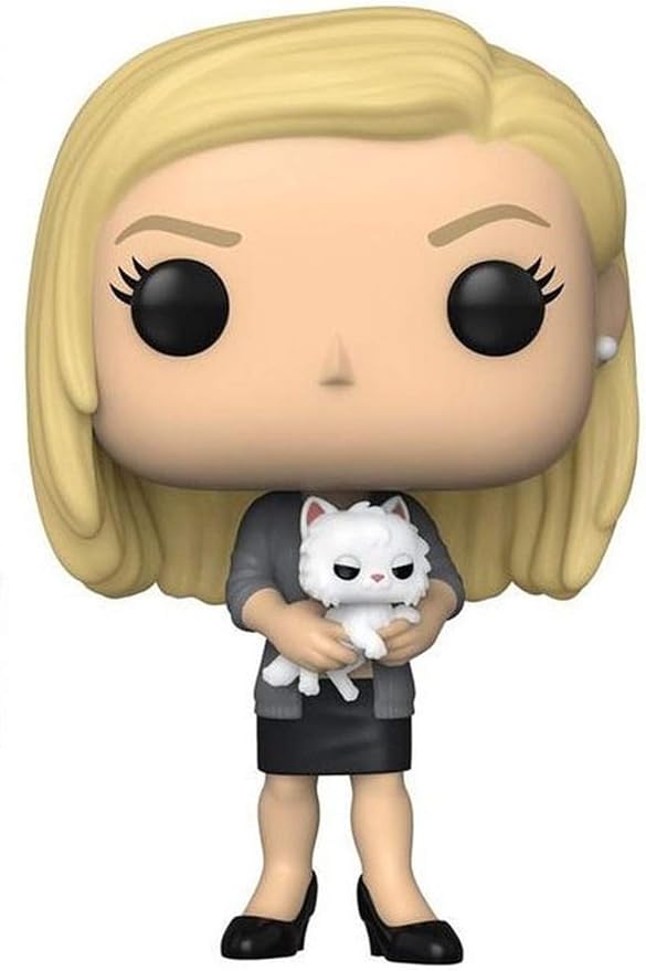 Amazon.com: Funko Pop! the Office Angela with Sprinkles Cat Exclusive ...