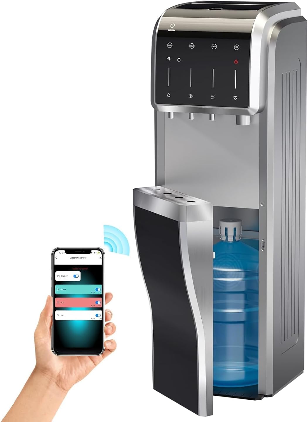 Amazon.com: ICEPURE 5-in-1 Bottom Loading Water Cooler Dispenser with ...