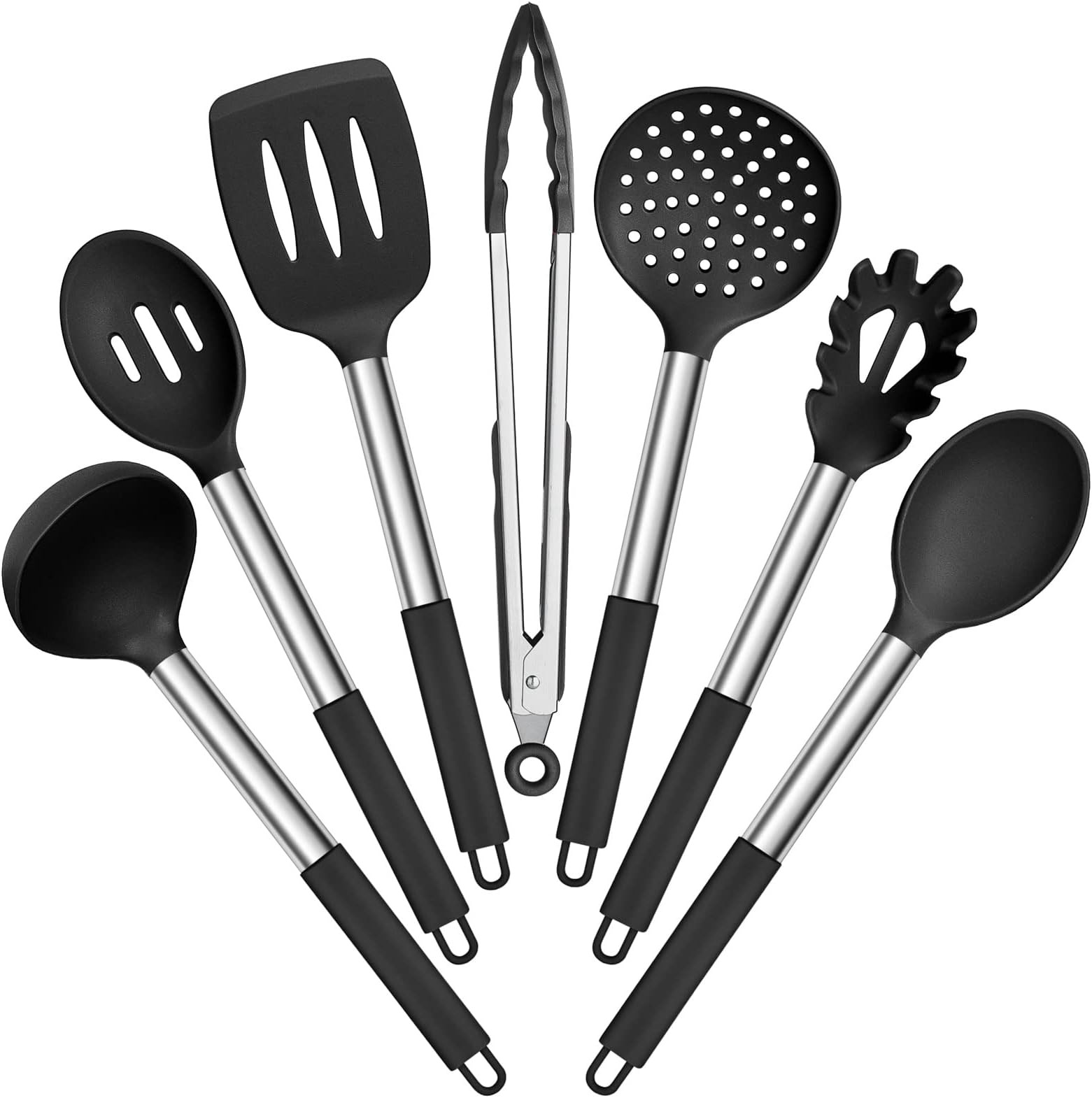 Amazon.com: Glad Cooking Kitchen Utensils Set – 7 Pieces, Nylon Tools ...