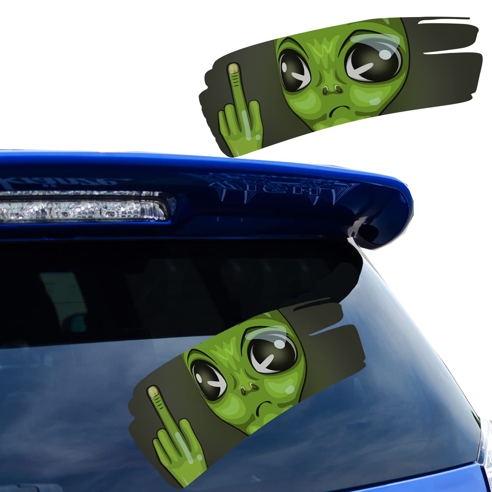 Amazon.com: 2pcs Funny Car Stickers-Vesvory 3D Vinyl Car Sticker Bumper ...