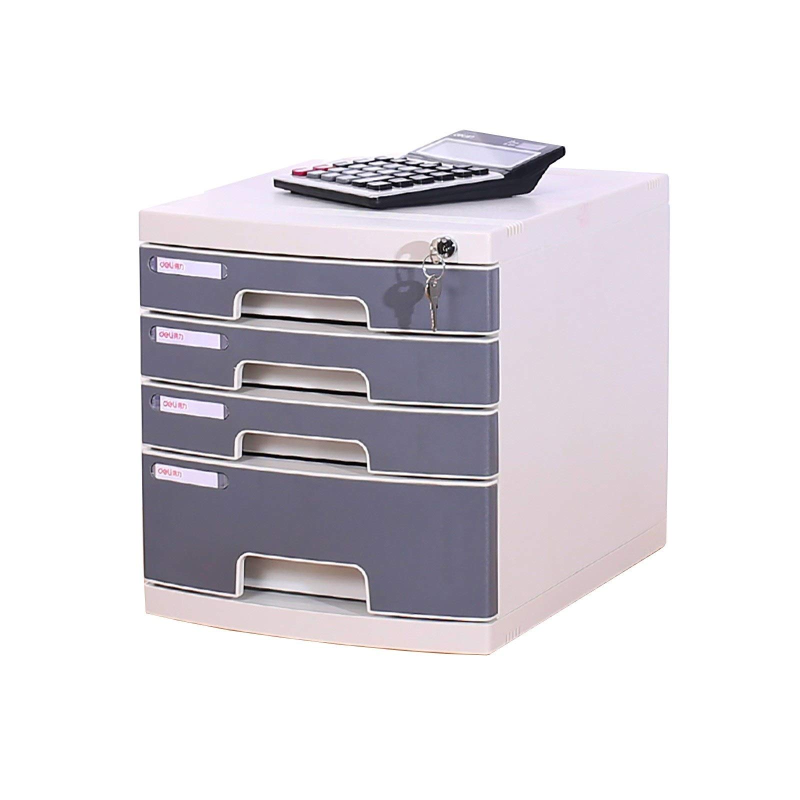 Amazon.com: File Drawer Desktop, 4/5/6/7 Layers Gray Storage Drawers ...