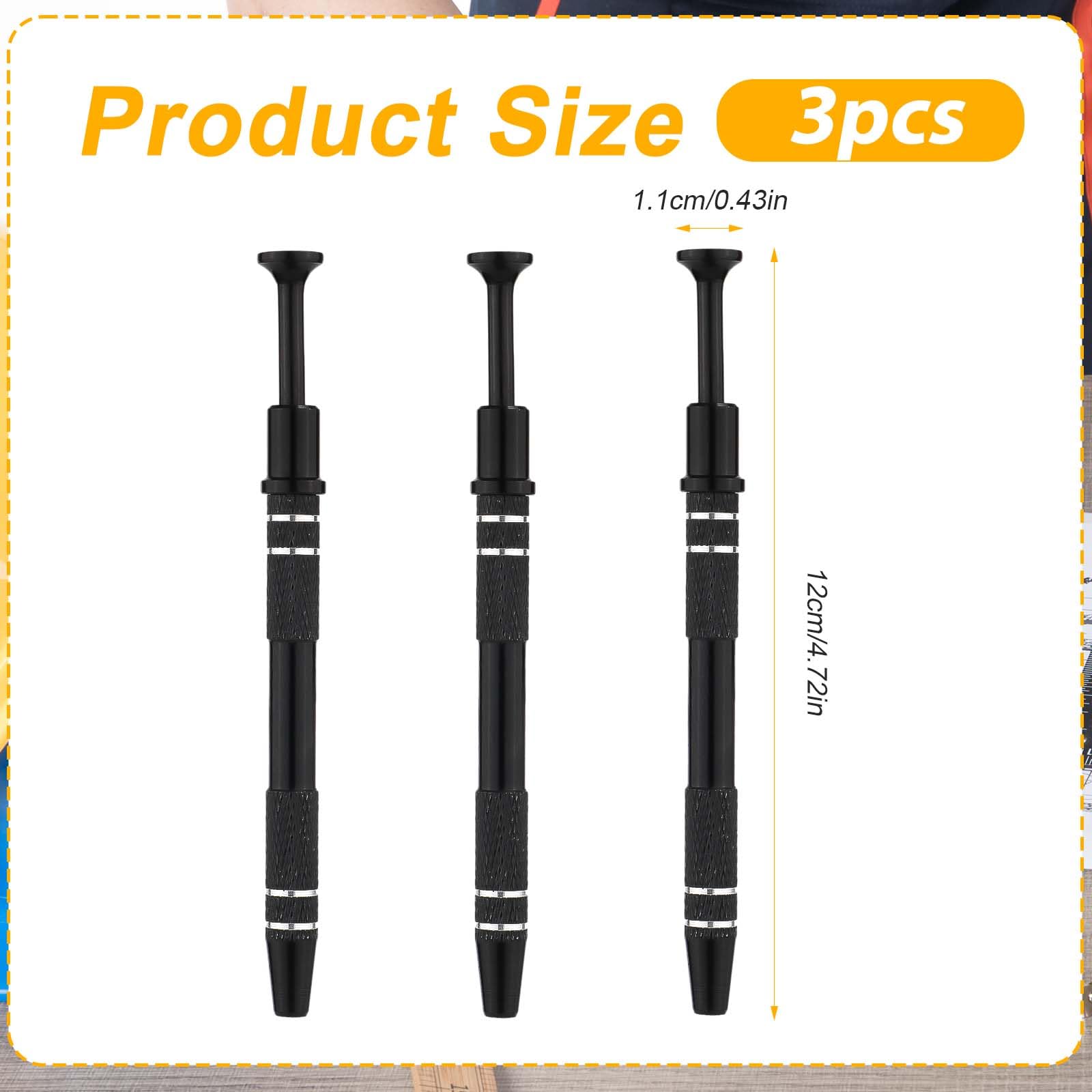 4-claw Stainless Steel Pick Up Tool Small Parts Electronics 3-Piece ...