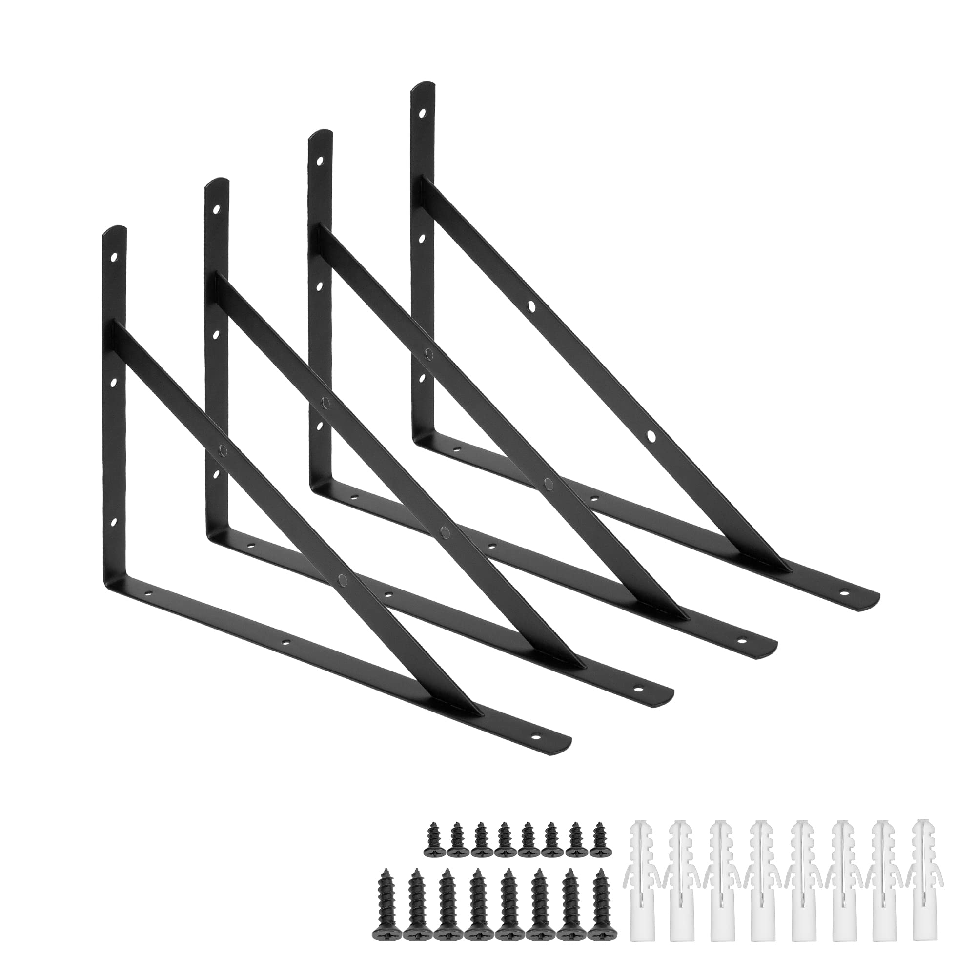 Buy ICOOL4 Pack Heavy Duty Shelf Bracket 20 Inch X 13 Inch DIY Wall