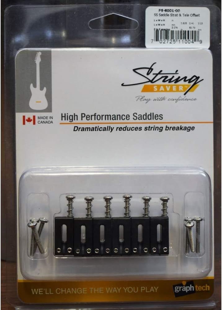 Amazon.co.jp: graphtech(グラフテック) PS-8001-00 STRING SAVER ORIGINALS FOR STRAT ＆TELE 2 1/16 ...