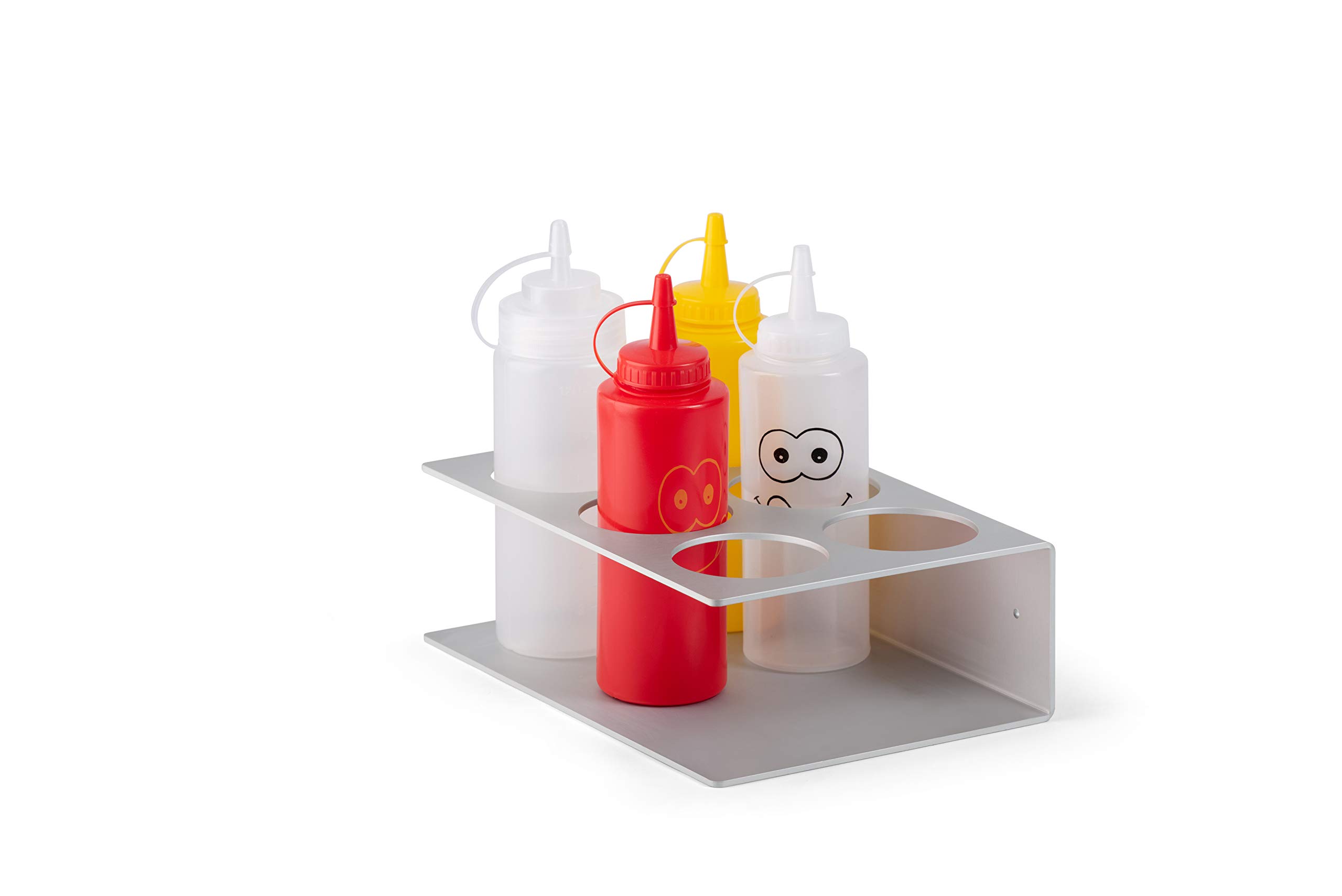 Plastic Six Pack Condiment Holder 6 Part Plastic Condiment Holder
