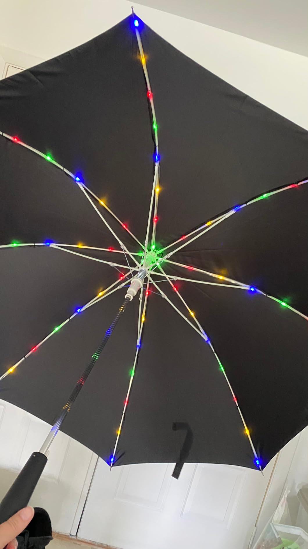 Amazon.com: Sweetude 2 Pcs Light up Umbrella for Rain LED Umbrella 23 ...