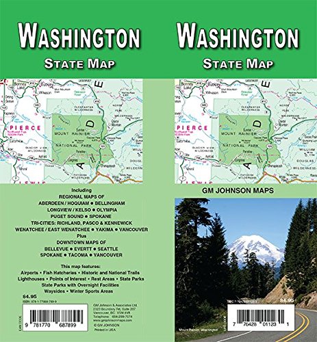 Washington State Map: Amazon.co.uk: GM Johnson: 9781770687899: Books