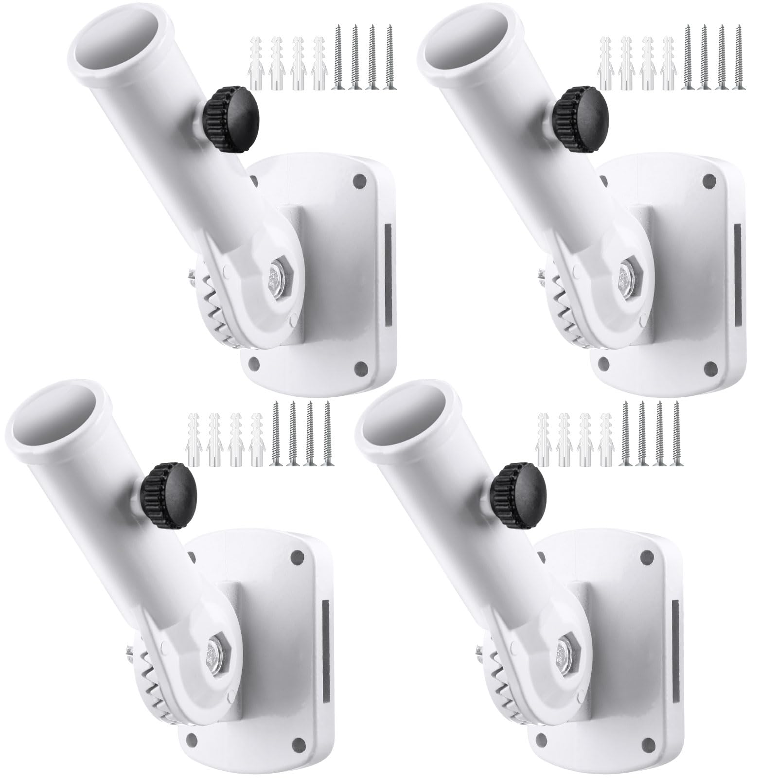 Amazon.com : Tandefio 4 Pcs Flag Pole Holder for Outside House ...