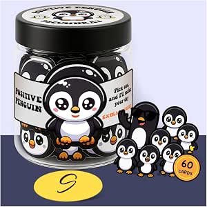 Amazon.com: 60 Positive Penguin Cards, Gift for Boyfriend Positive ...