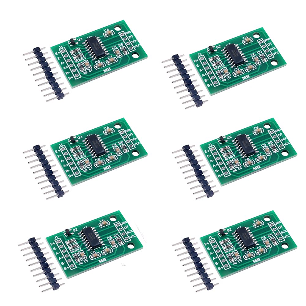 Buy 6Pcs HX711 Weight Weighing Sensors Load Cell Amplifier Breakout ...