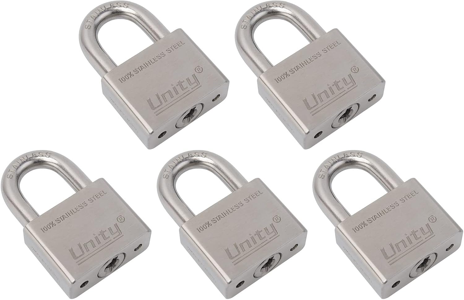 Unity Marine Padlock Keyed Alike 100% Stainless Steel Weatherproof for ...