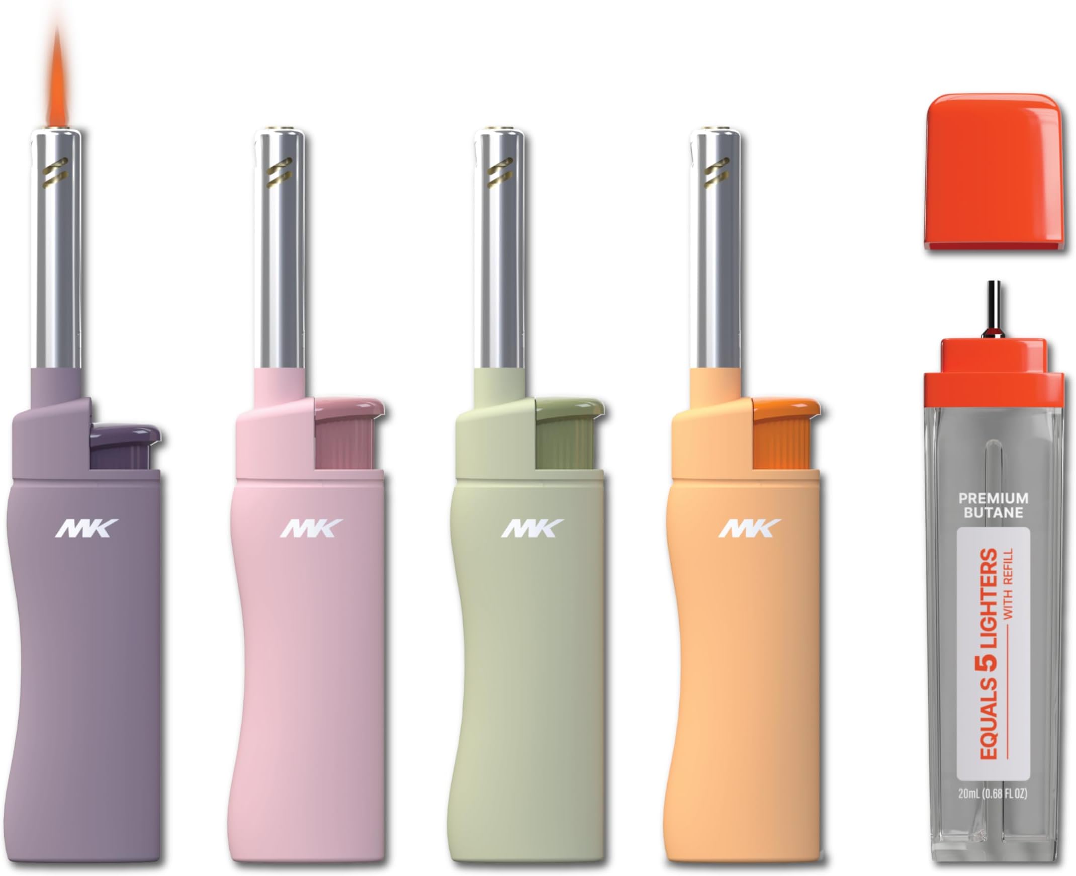 Amazon.com: BIC Multi-Purpose Lighters, Ideal for Candle and Fireplace ...