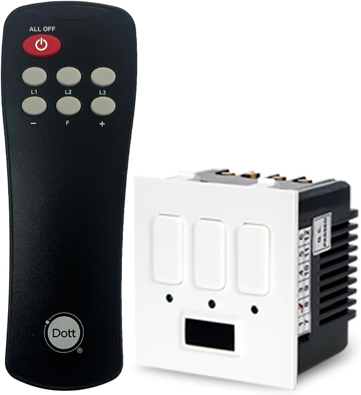 DeWire 4-Way ON/Off 220V-240V Digital Remote-Control Wireless Wall ...
