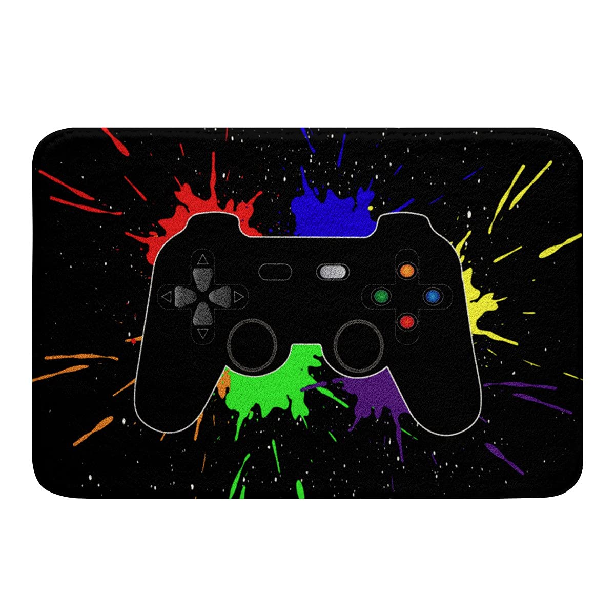 Amazon.com: Gamer Rug Tie Dye Bathroom Rugs, Gaming Console Area Rug 20 ...