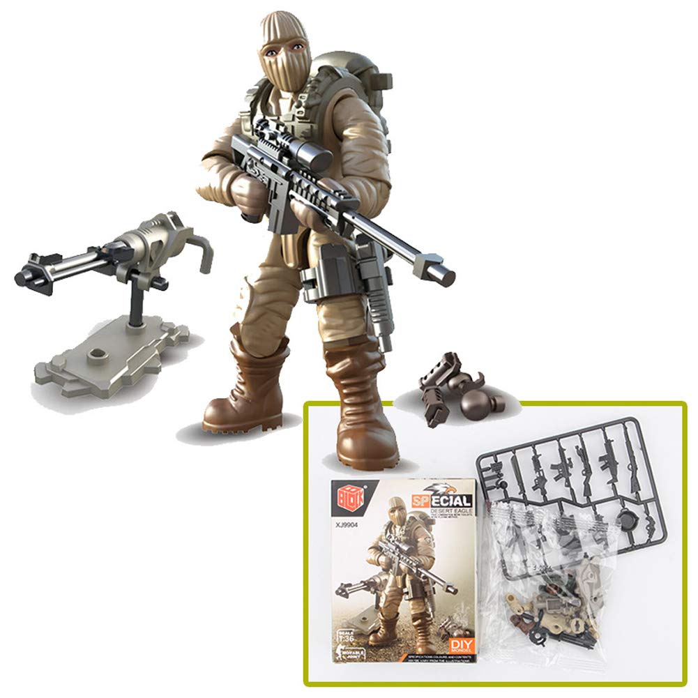 Military Minifigures,Soldier Special Forces Team Battle Brick Set Armor ...