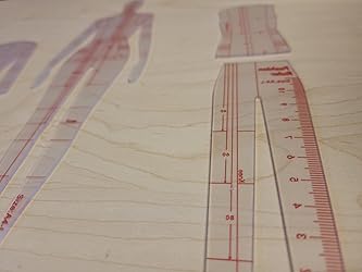 8PCS Fashion Drawing Template Ruler Set, Woman Sewing Humanoid Patterns ...