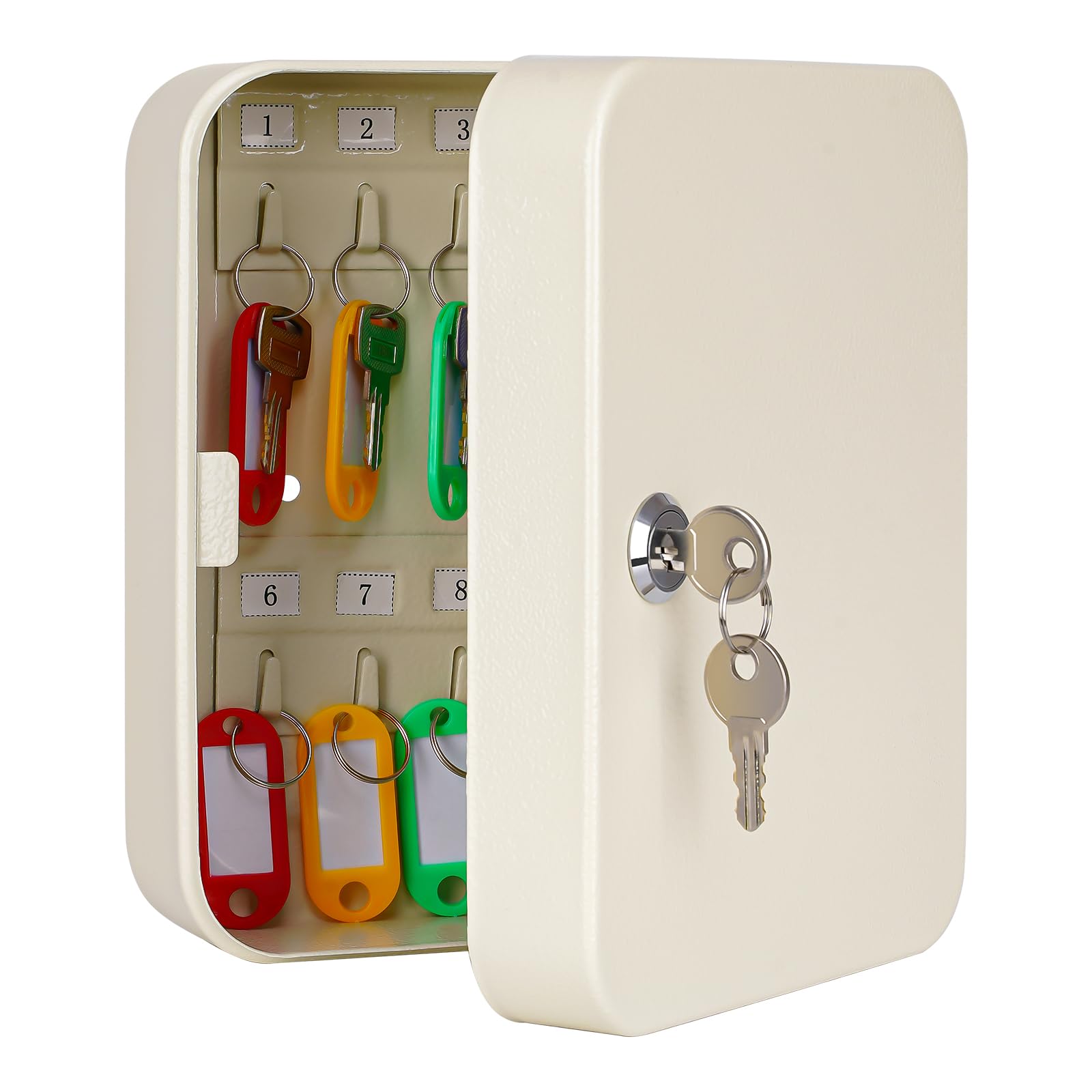 Amazon.com : KYODOLED Key Cabinet Wall Mount, Locking Key Organizer ...